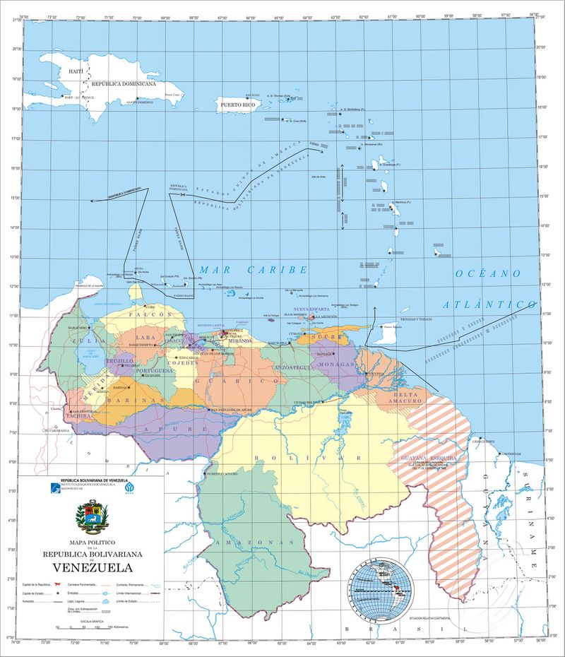 Archivo:Mapa politico de Venezuela.jpg - La Venciclopedia