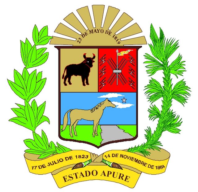 Escudo de armas del estado Apure - La Venciclopedia
